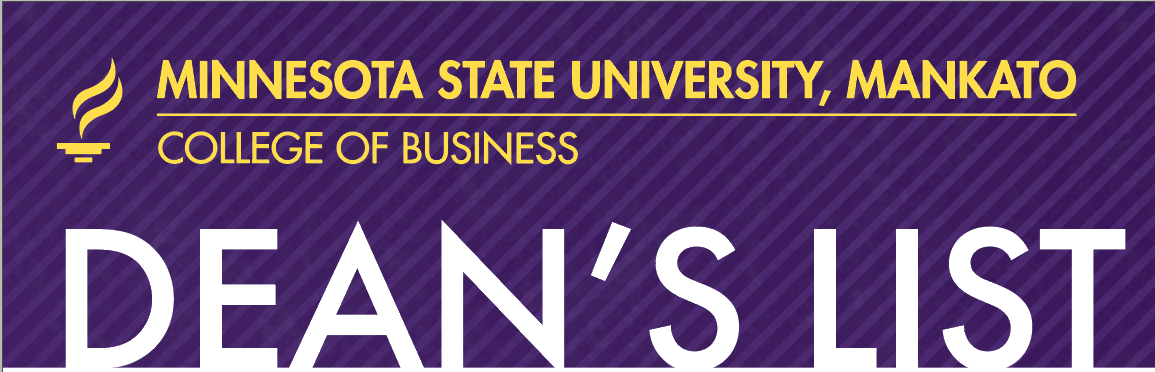 College of Business Dean's List Spring 2024 | Minnesota State University, Mankato